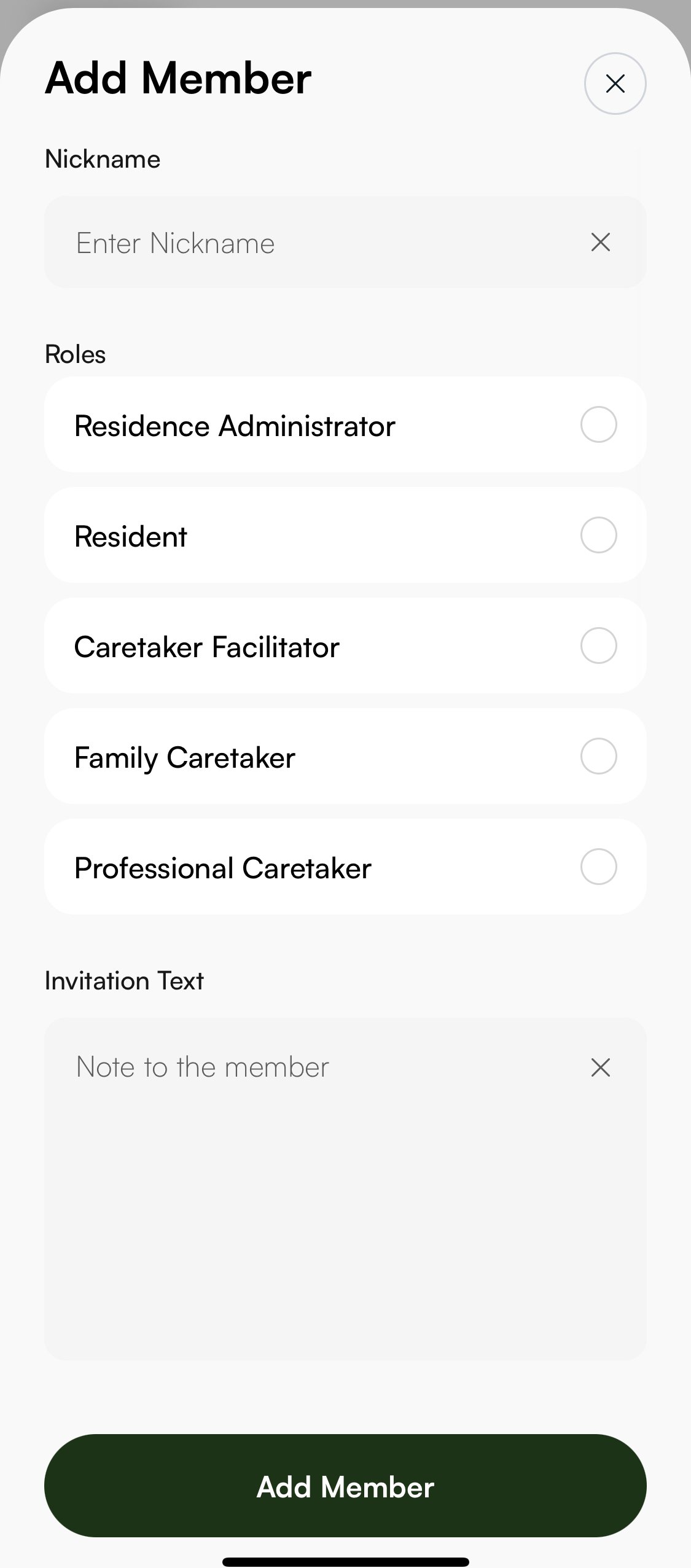 How to add a member to Circle of Care and create an invite – Threshold Care